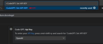 วิธี ติดตั้ง ตั้งค่า CodeGPT extension VSCode เชื่อม OpenAI